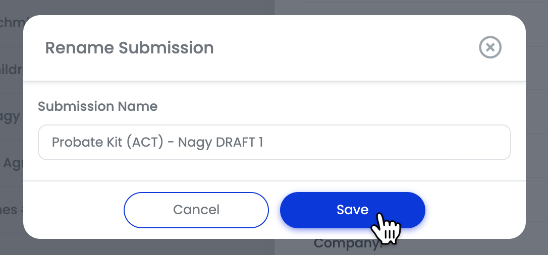 Navigating the Submissions Table